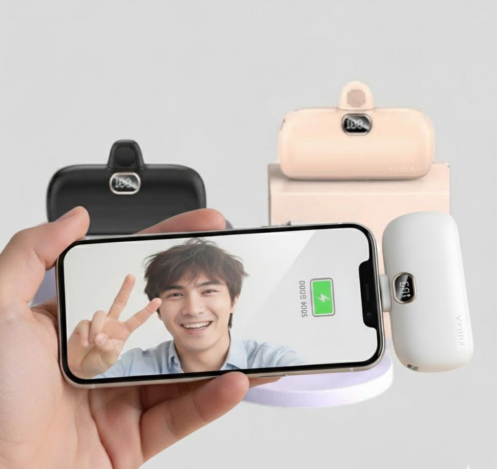 KUULAA Mini Power Bank – 3 Colors – Beirut Mega Store
