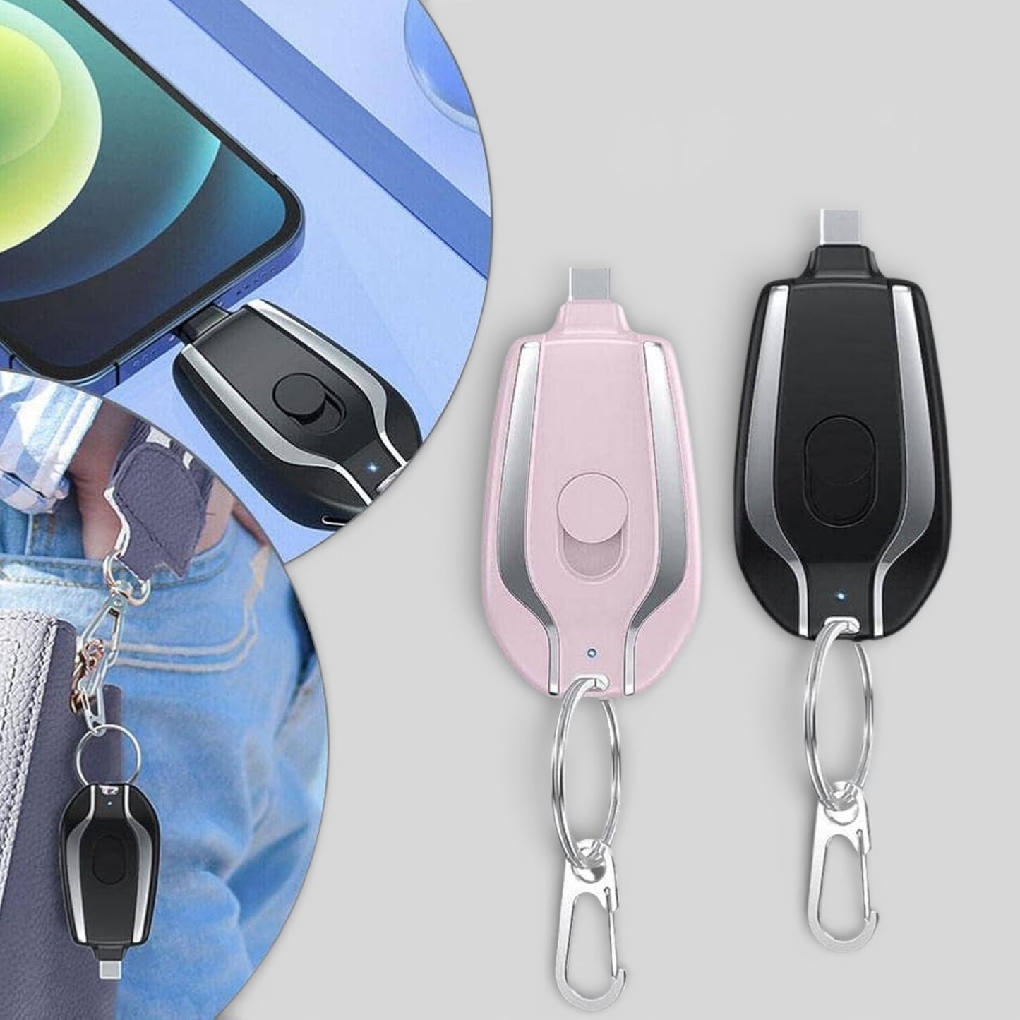 Mini Emergency Power Bank – 2 Colors – Beirut Mega Store