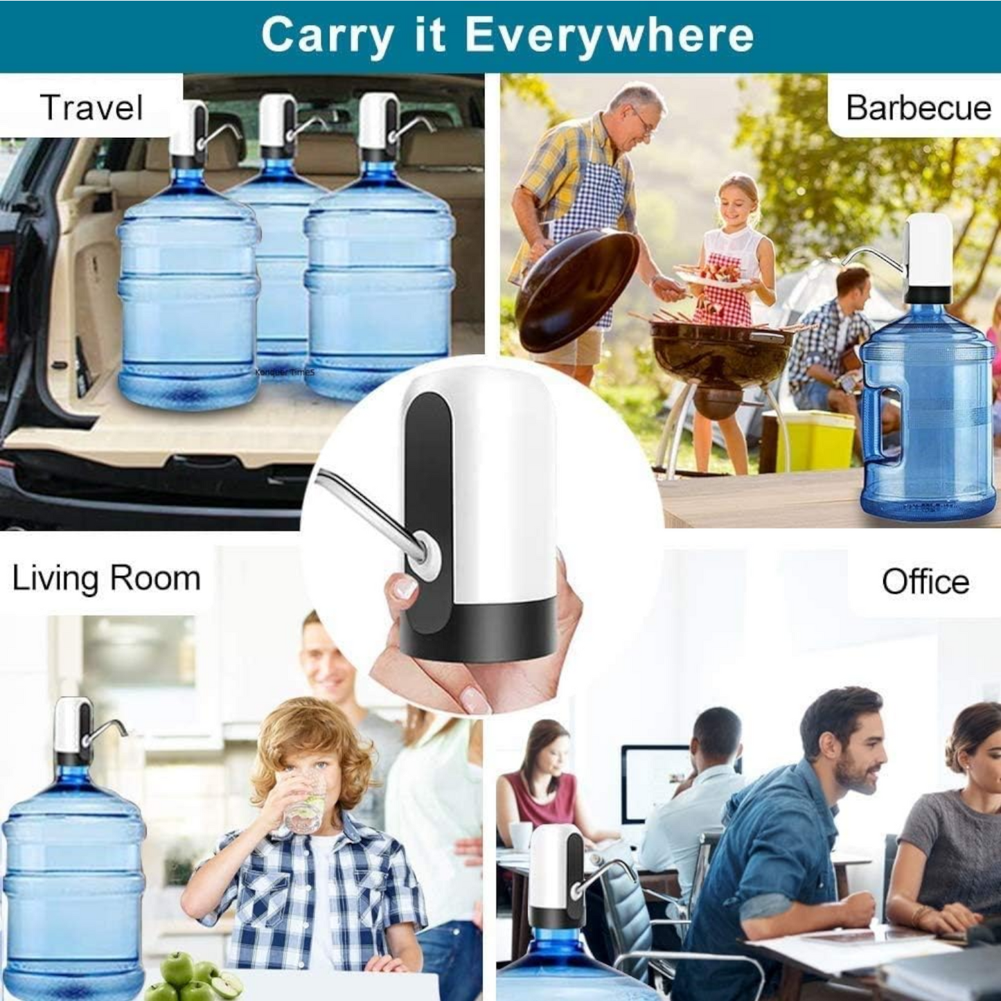Rechargeable Electric Water Dispenser Pump – Beirut Mega Store